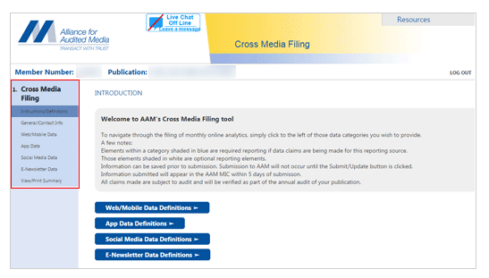 Cross-media filing